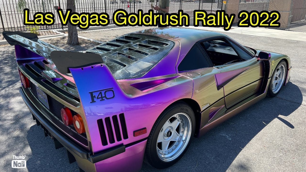 GoldRush Rally Starting Grid: Las Vegas 2022 - YouTube