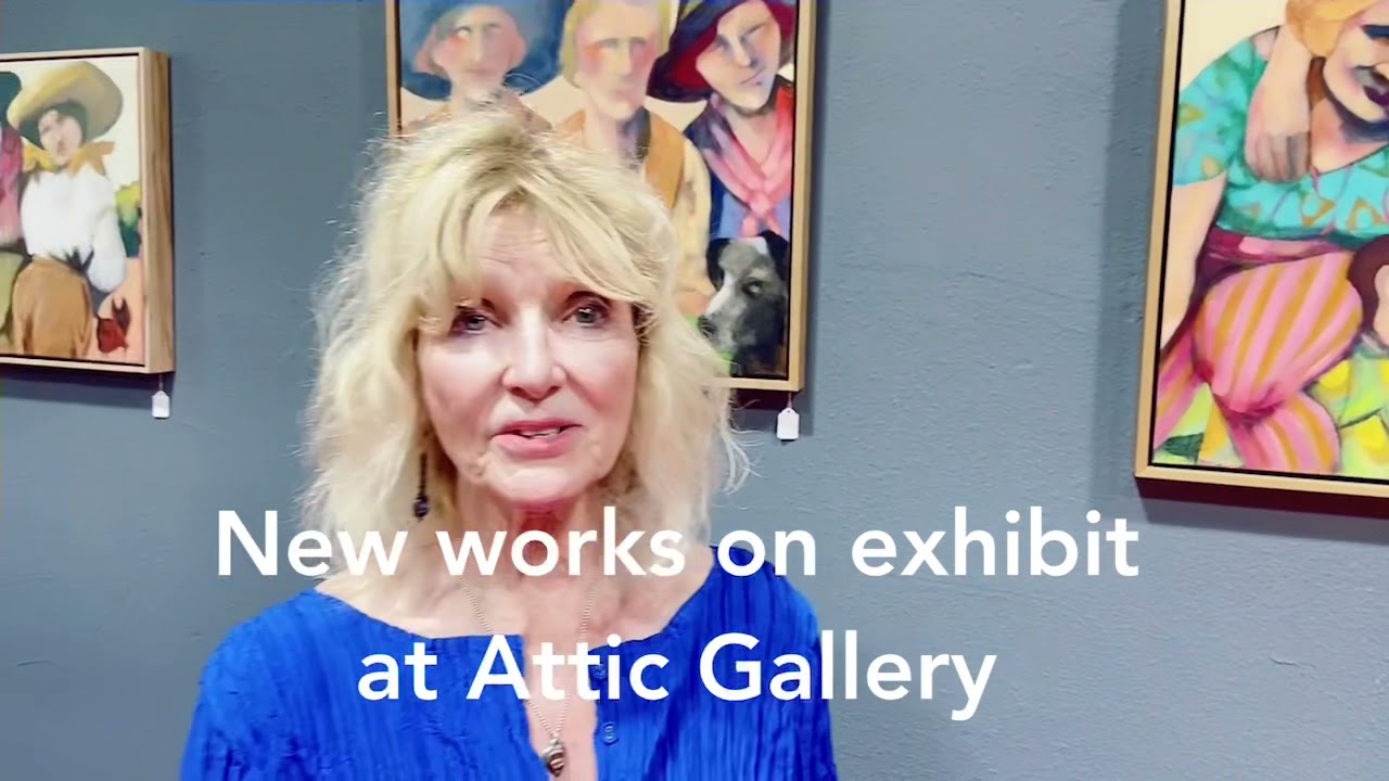 Artist Sandra Jones Campbell: See Latest Works At Attic Gallery - YouTube