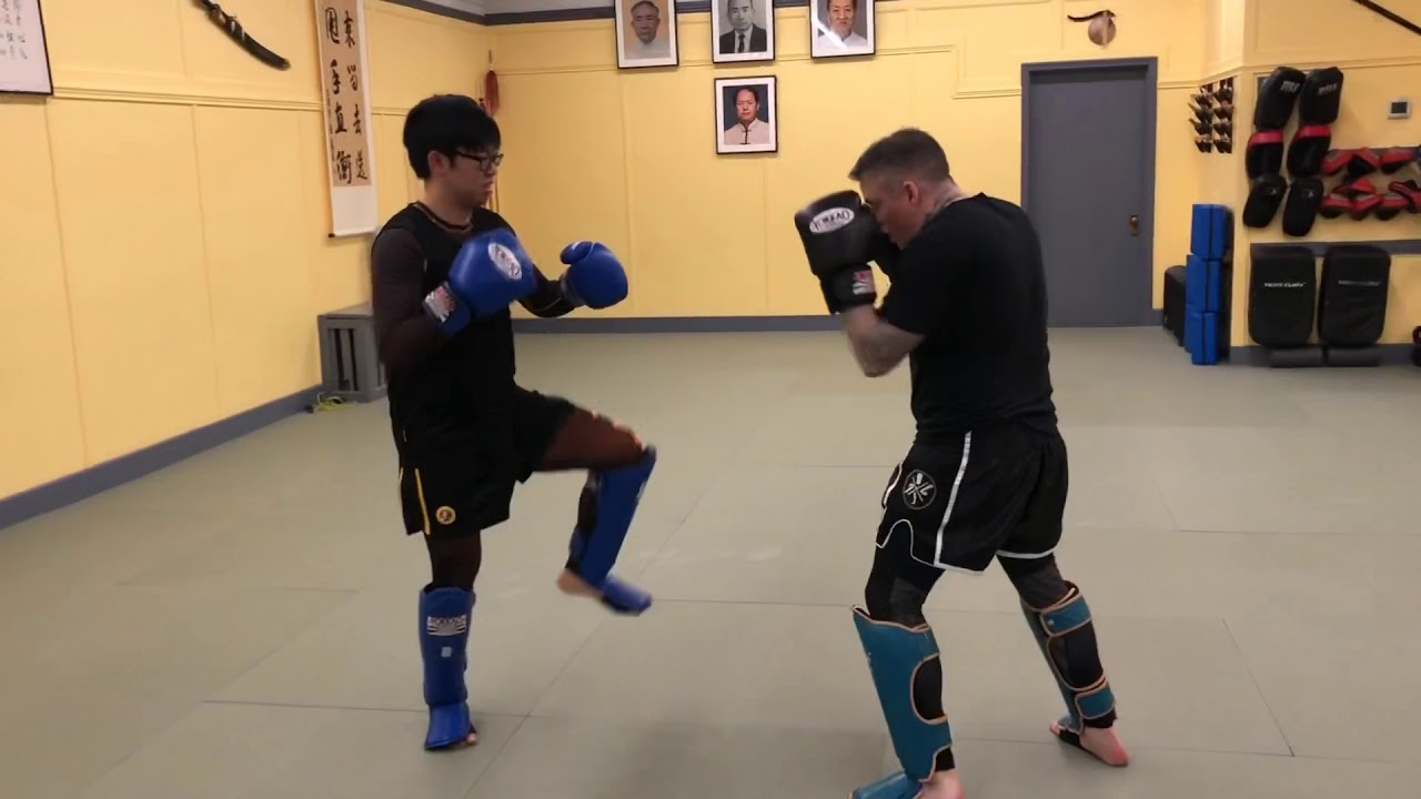 Sanda Kickboxing - Fun Technique & Trip From Class - YouTube