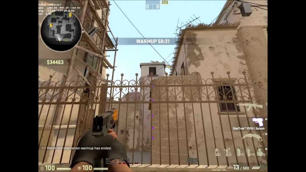 Smoke Mid Window from T Spawn Valves Mirage | CSGO - YouTube