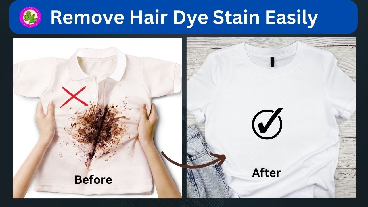 Hair Dye ke Daag Kapde se Kaise Hataye - YouTube