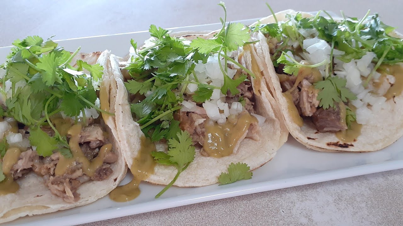 ¿Te Sobró Pernil en tu Cena?Prepara Deliciosos Tacos De Cerdo - YouTube