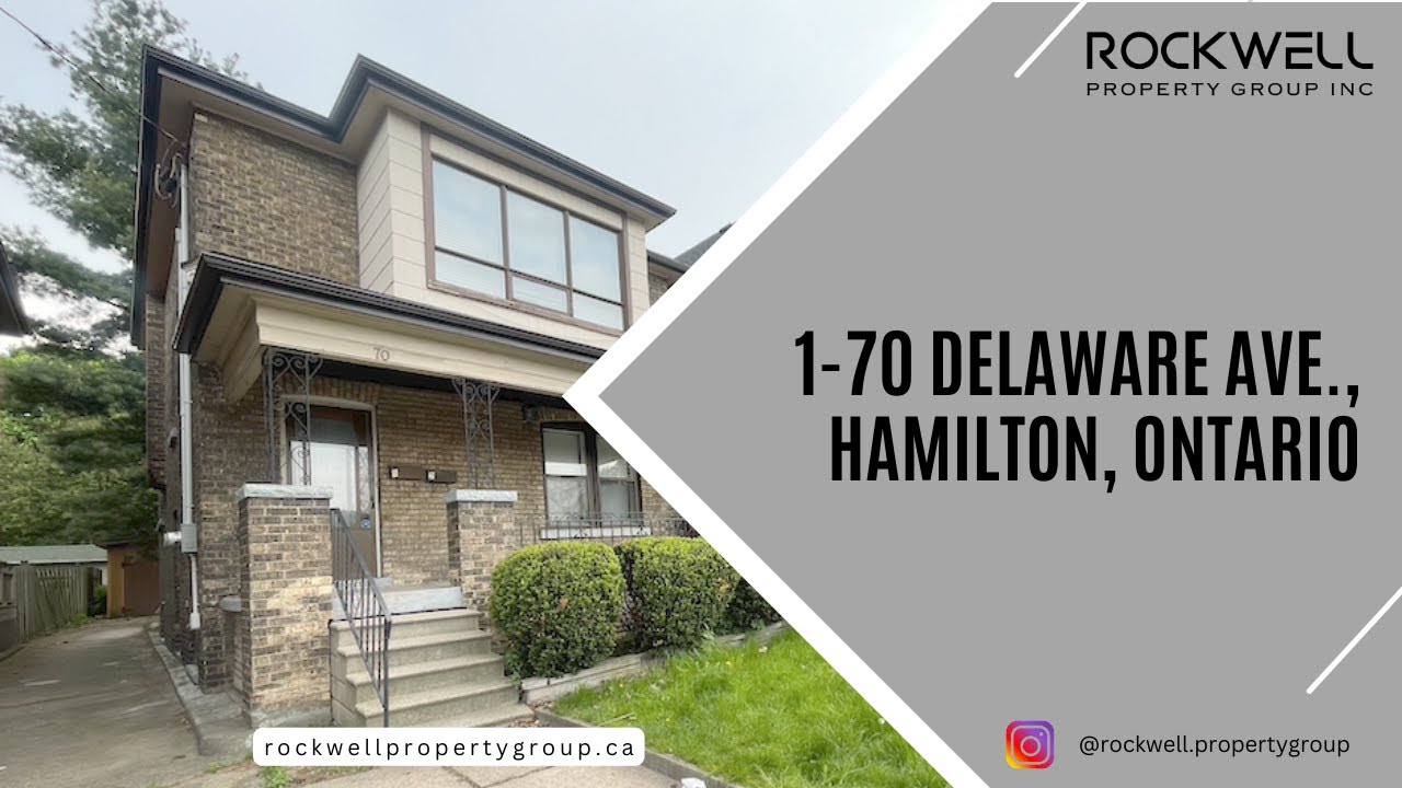 1 - 70 Delaware Ave., Hamilton, ON - YouTube