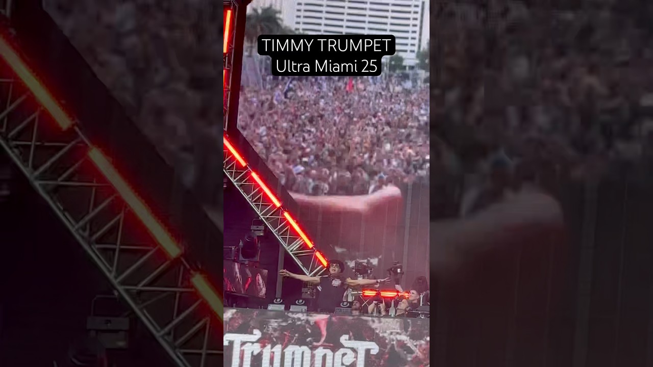 TIMMY TRUMPET Ultra Miami 25 #timmytrumpet #ultra #ultramusicfestival # ...