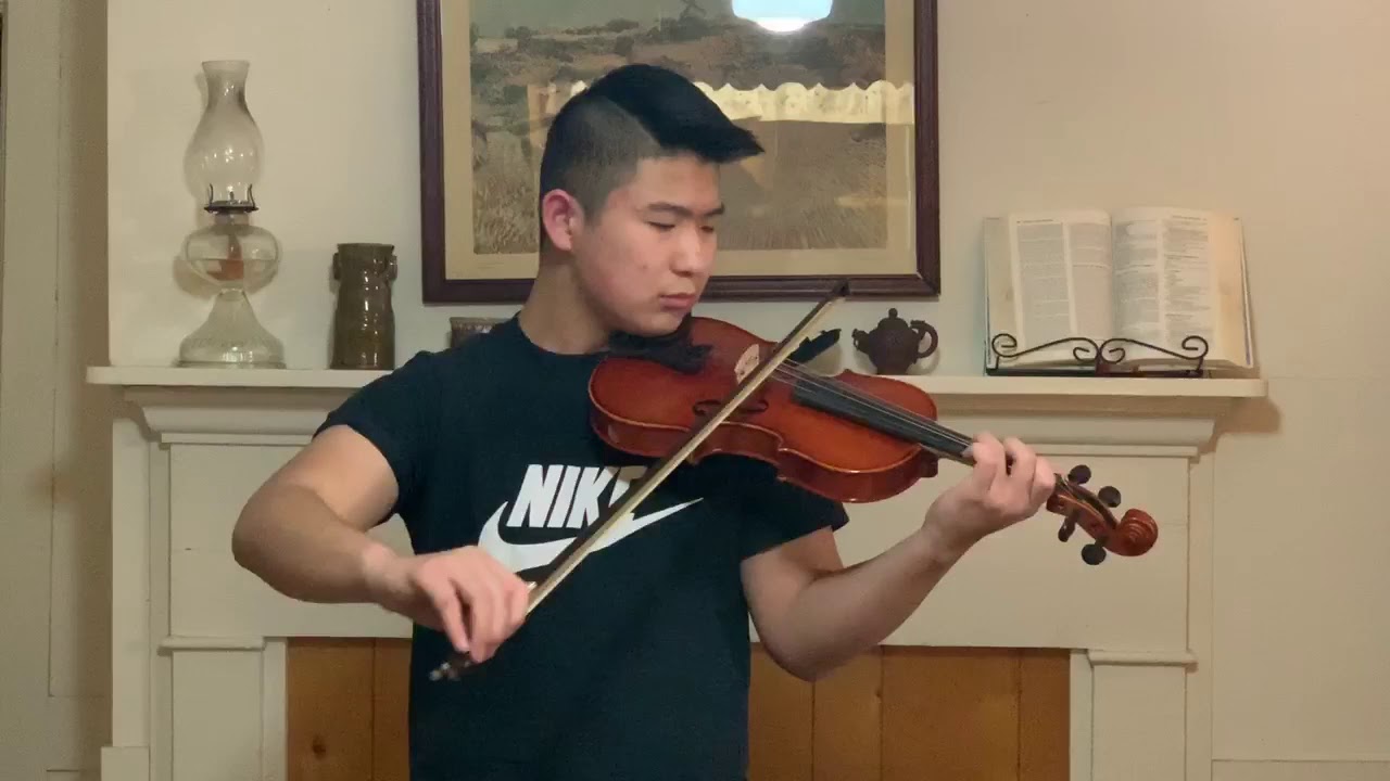 Peter Practicing Violin - YouTube