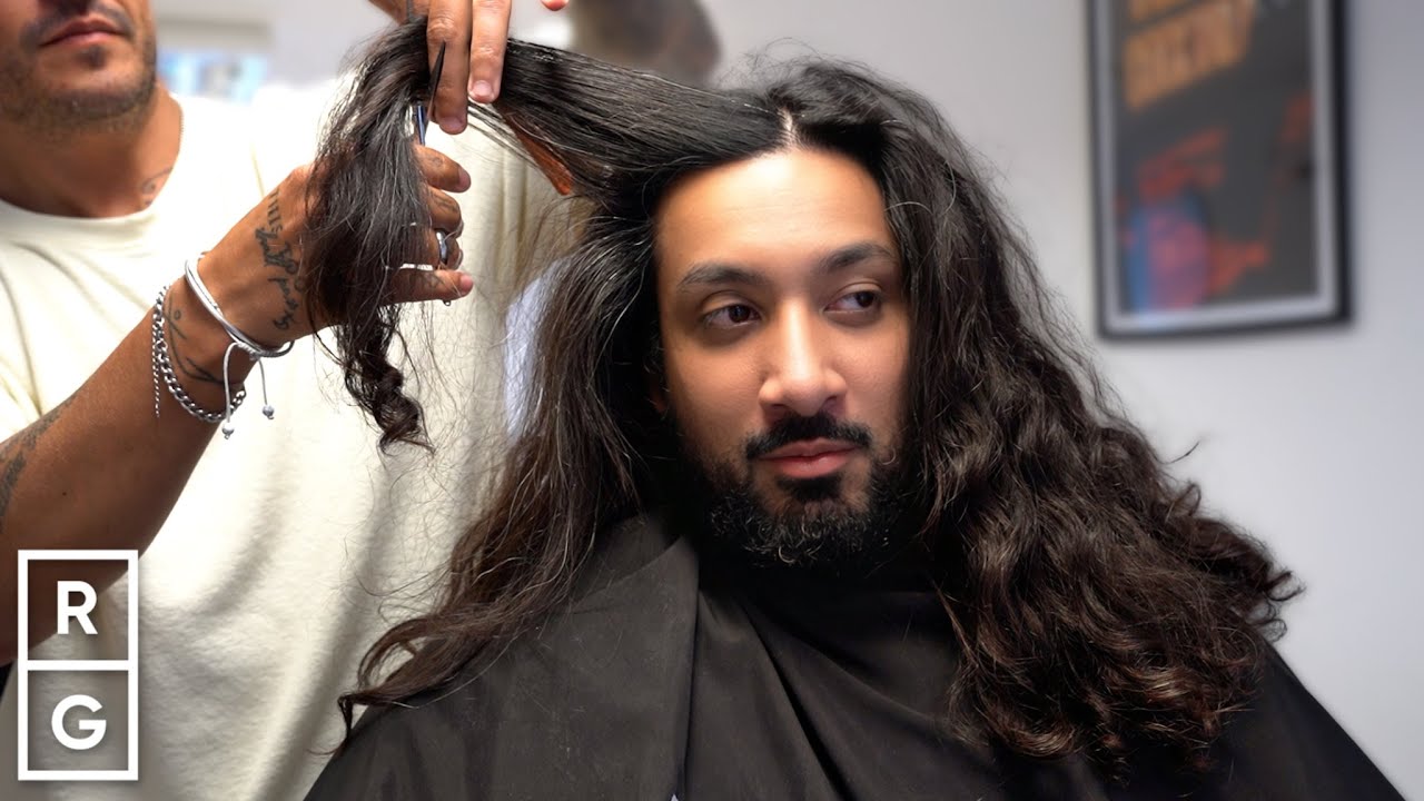 Long Hair CHOPPED OFF! 🤯 90s Johnny Depp Haircut Transformation - YouTube