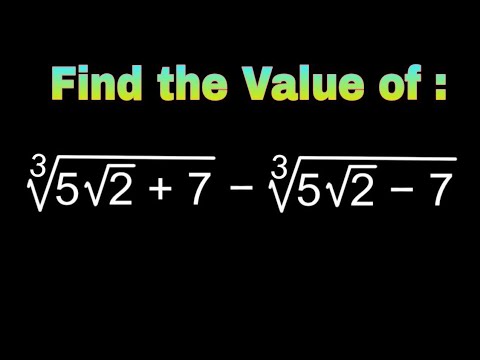Find the Difference of Two Cube Roots - YouTube