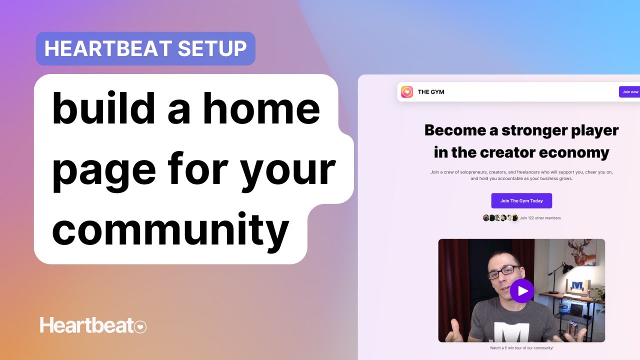 Building a Community Homepage with Heartbeat - YouTube