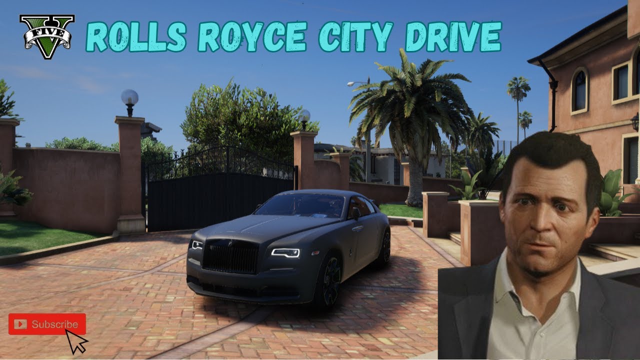 ROLLS ROYCE CITY DRIVE IN GTA 5 🔥🚗 - YouTube