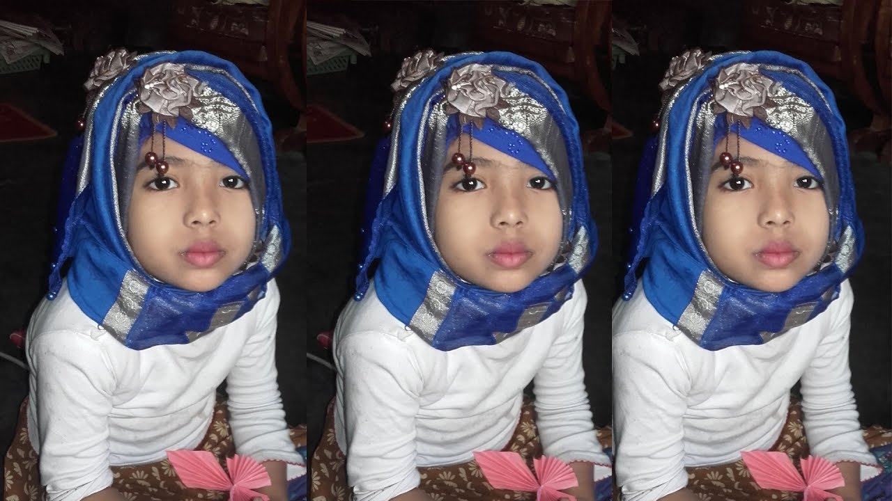 Baby Four layered Hijab tutorial | Easy hijab styles niqab tutorial ...