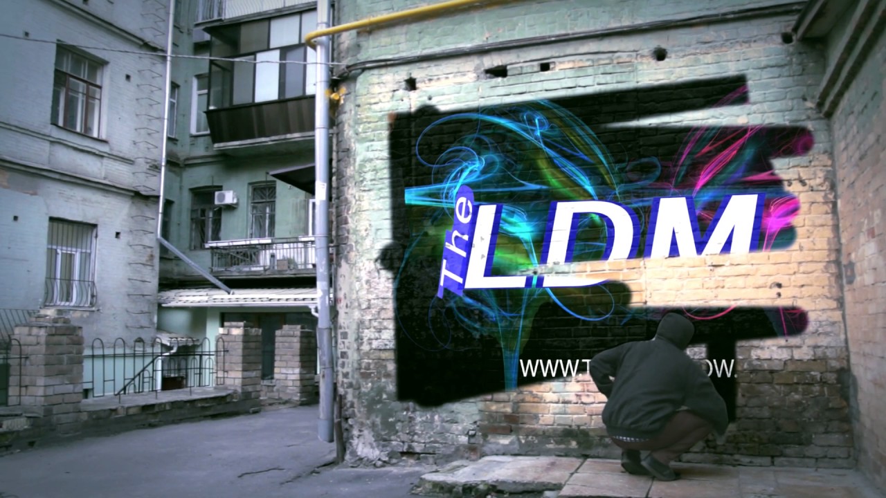 The LDM Show Spray painted on wall - YouTube