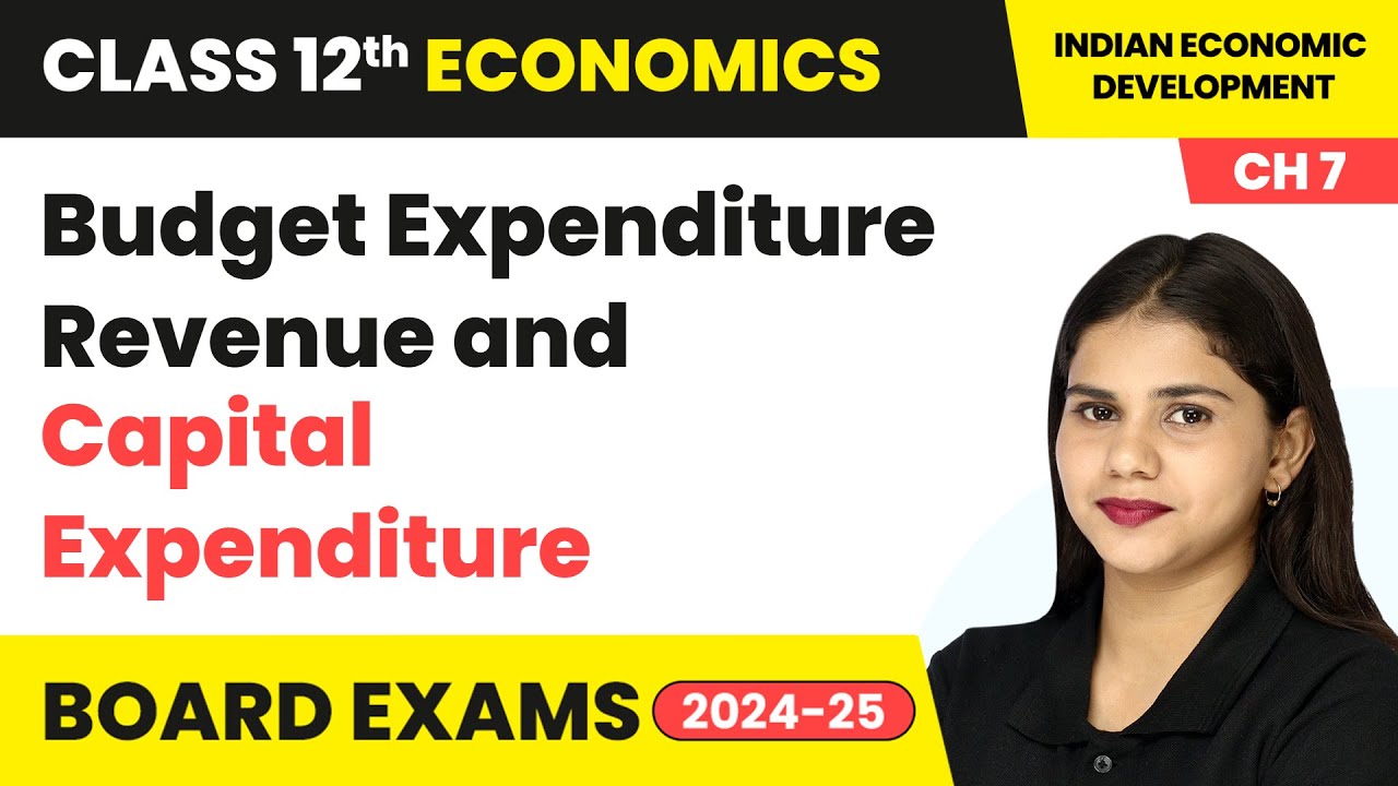 Budget Expenditure Revenue and Capital Expenditure | Class 12 Economics ...