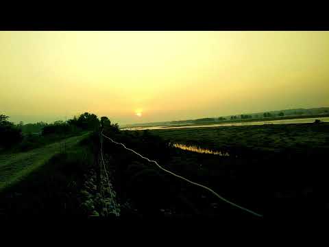 SUN RISE IN RAPTI RIVER