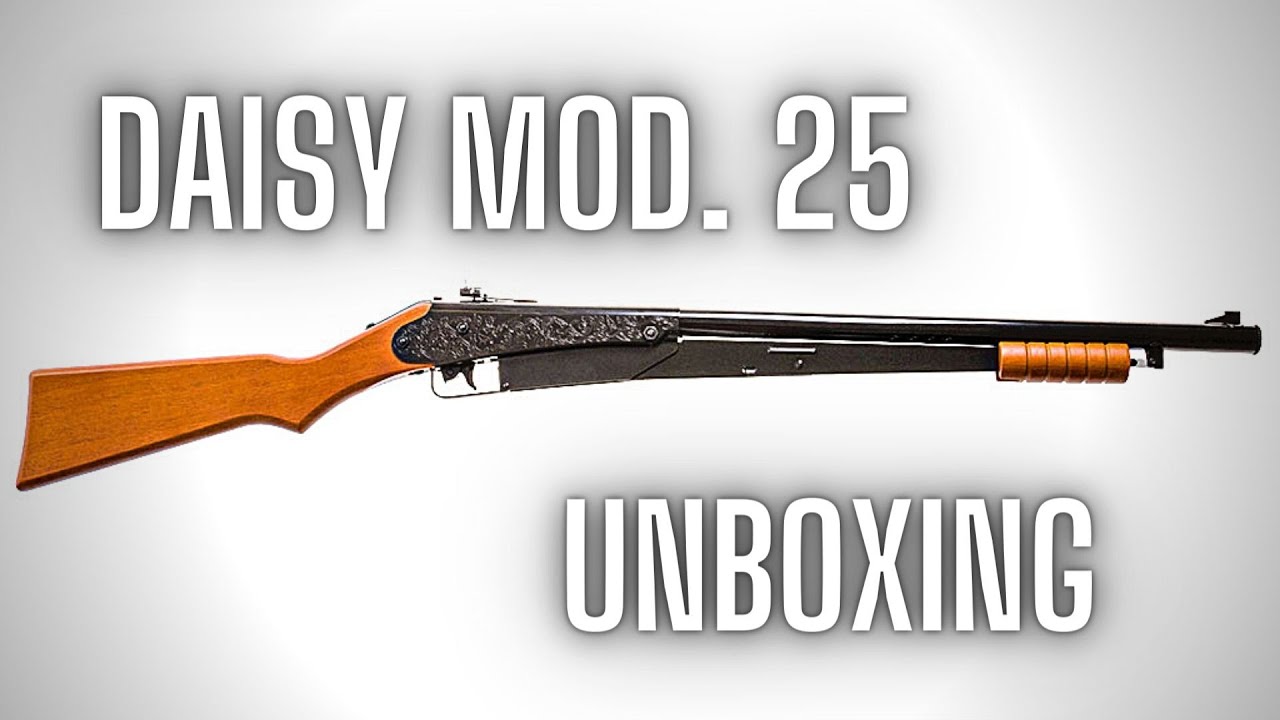 DAISY mod. 25 PUMP ACTION UNBOXING - YouTube