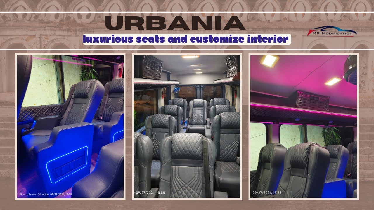 🤩 Force Urbania Modification with premium seats| Full Comfort with ...