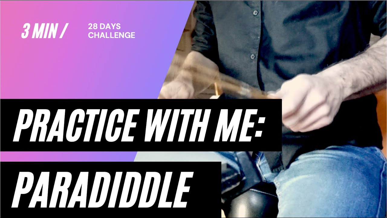 Paradiddle practice time: a short optimized workout - YouTube