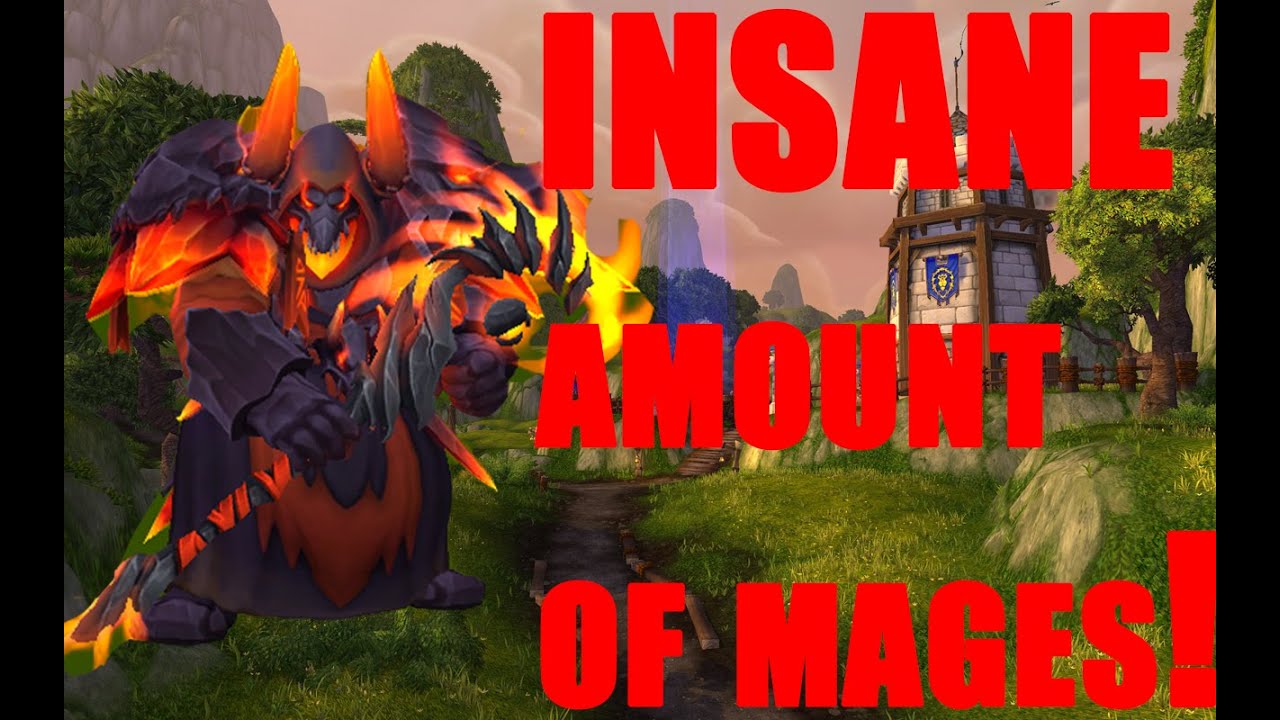 INSANE amount of mages - Destruction warlock pvp dragonflight 10.1.5 ...