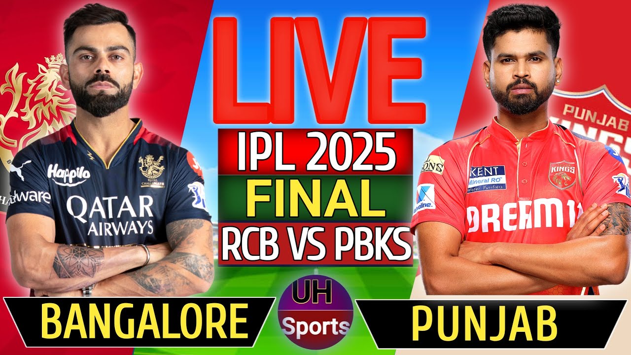 IPL 2025 LIVE: Bengaluru vs Punjab, IPL FINAL | Live Cricket Match ...