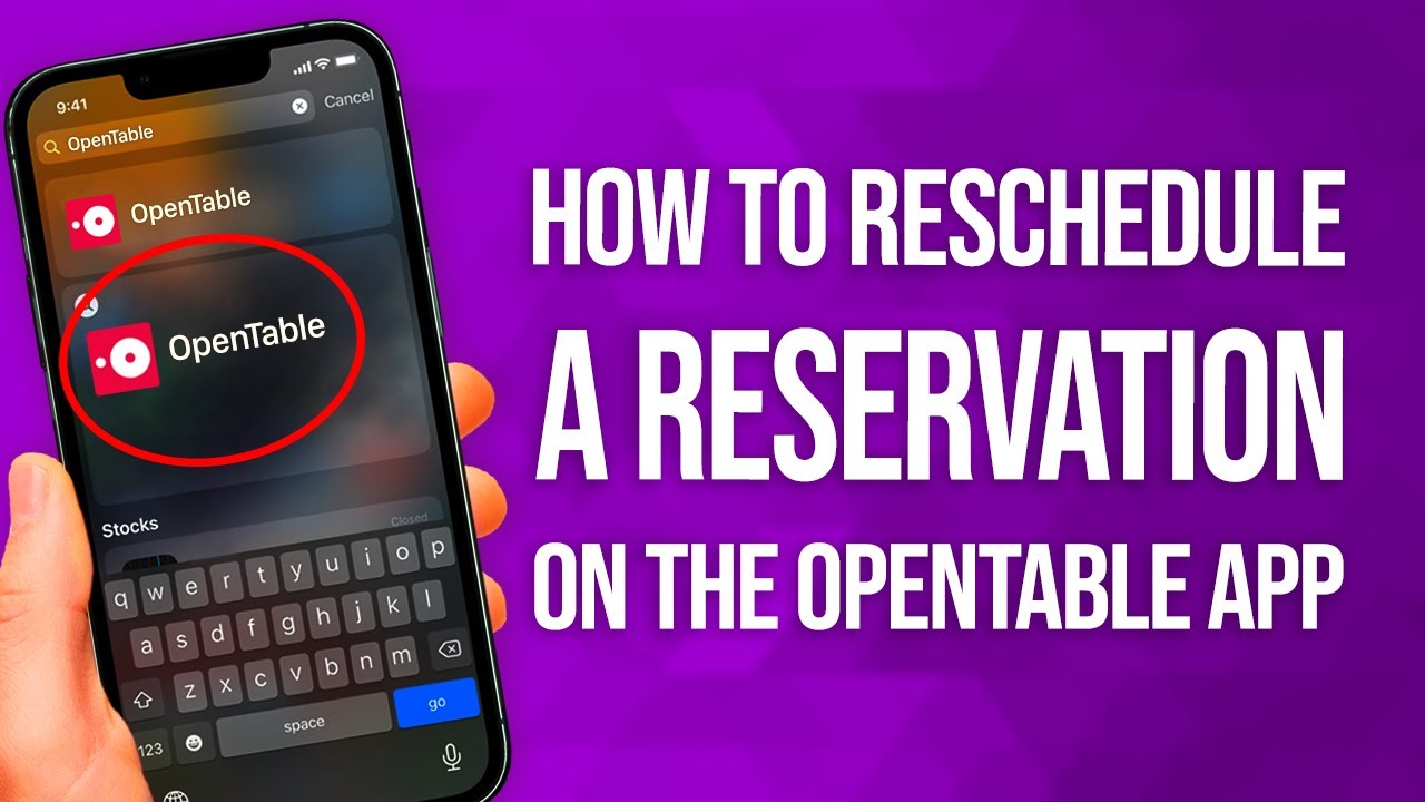 How To Reschedule a Reservation on the OpenTable App: Easy Guide! - YouTube