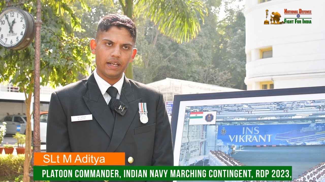 Meet SLt M Aditya—Platoon Commander—Indian Navy Marching Contingent ...