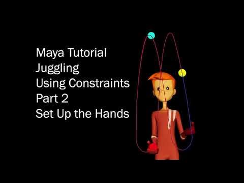 Maya Juggling Animation Using Constraints - P2 Set Up the Hands - YouTube