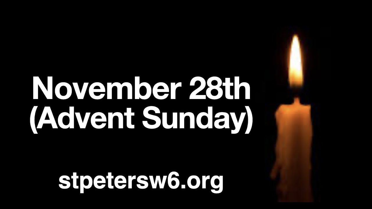 Sunday Worship for 28th November 2021 - YouTube