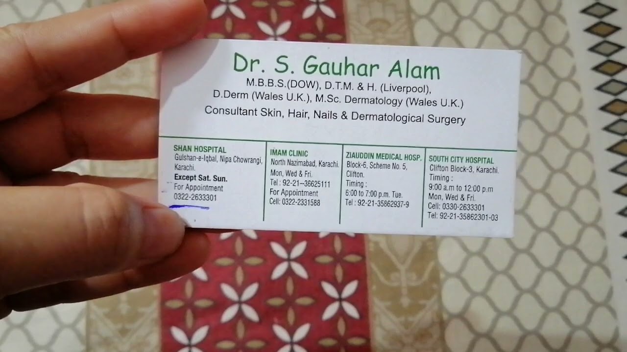 Dr. Gohar Alam se appointment kaise lein!full detail video! - YouTube