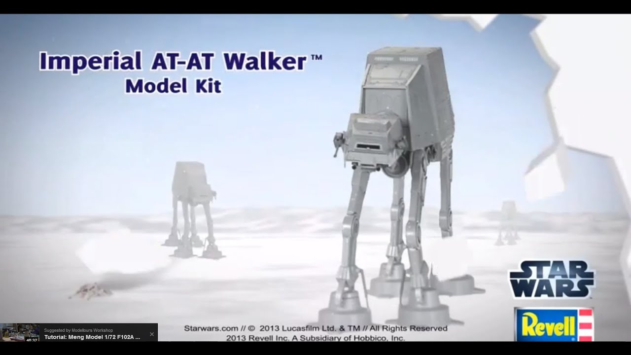Revell Imperial AT-AT Walker | SnapTite Star Wars kit - YouTube