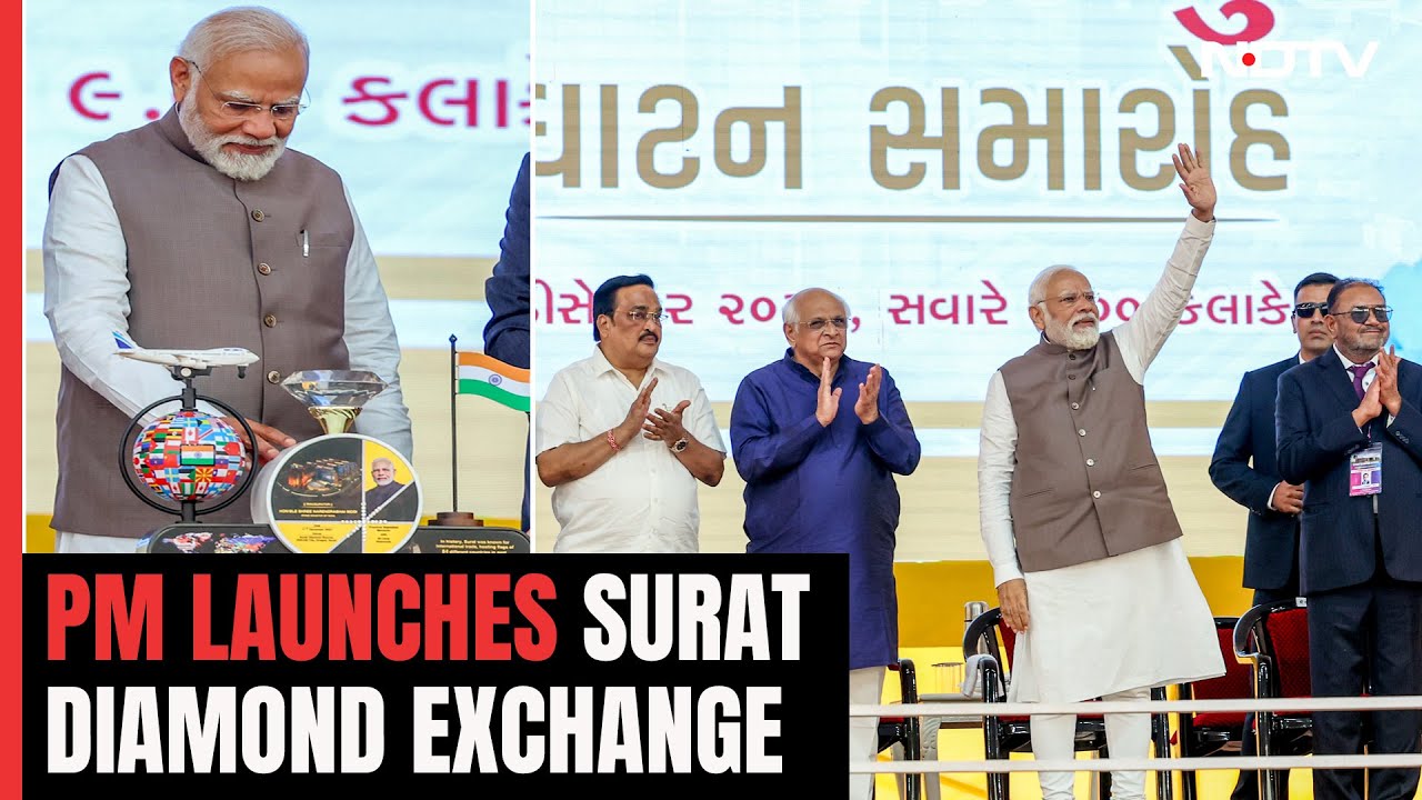 PM Modi Inaugurates Surat Diamond Exchange, World's Largest Office ...
