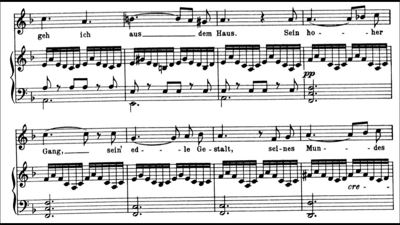 Gretchen Am Spinnrade (F. Schubert) Score Animation - YouTube