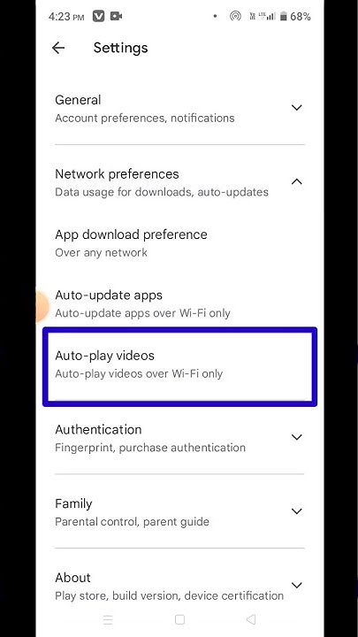 How to Disable Auto Play Videos in Android Phone Play Store (No App)#TgUnionTube - YouTube