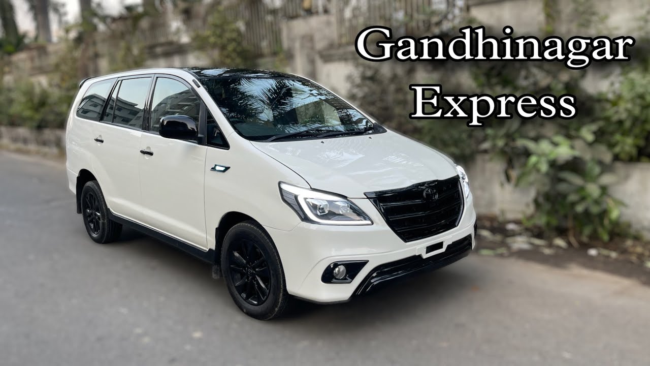 White Toyota Innova Modified