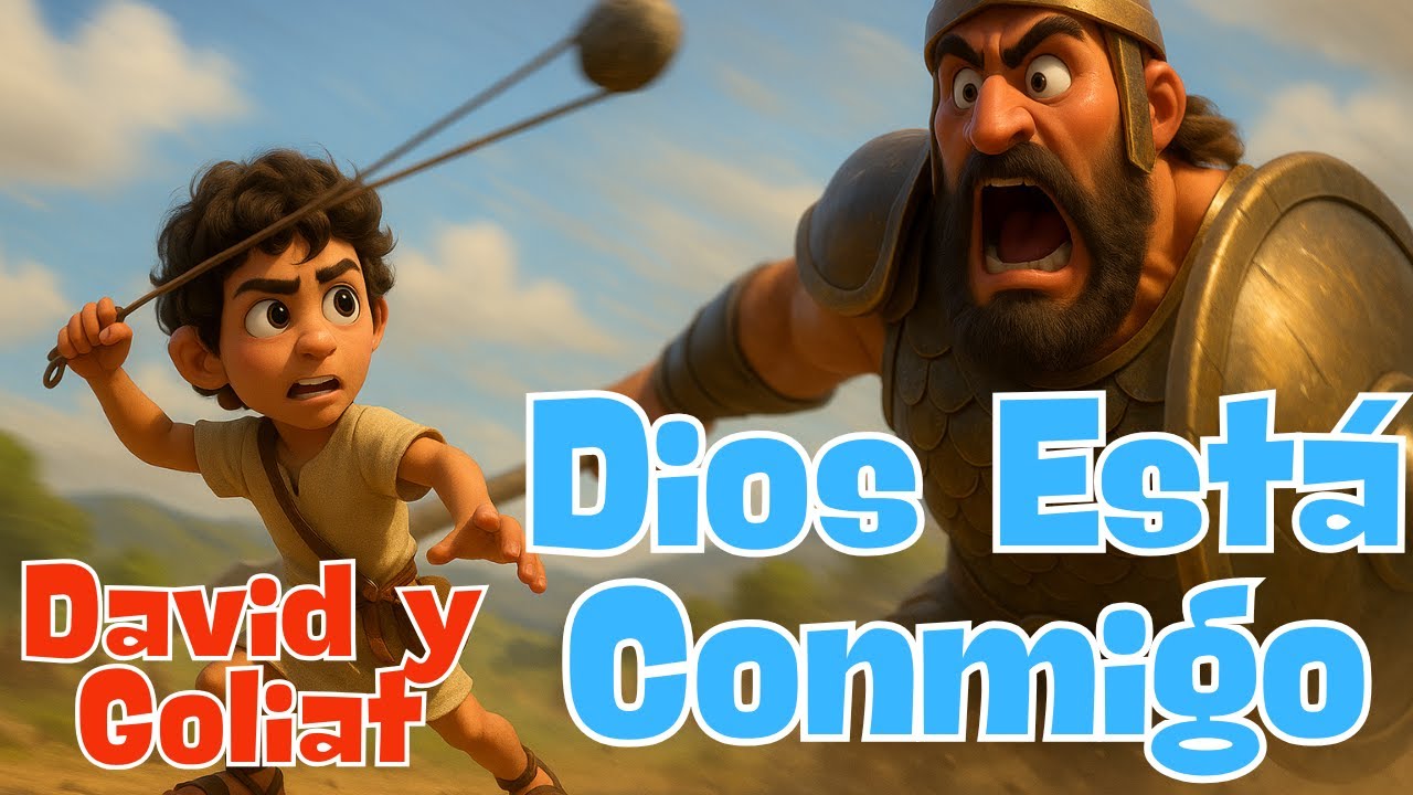La Historia de David y Goliat | Dios Está Conmigo | Historia Bíblica ...