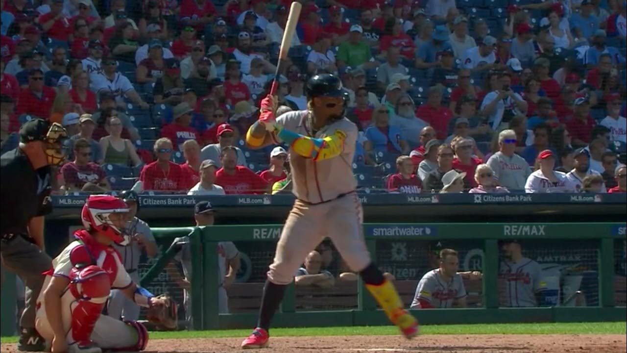 Ronald Acuna Jr Slow Motion Home Run Baseball Swing Hitting Mechanics Instruction Tips - YouTube