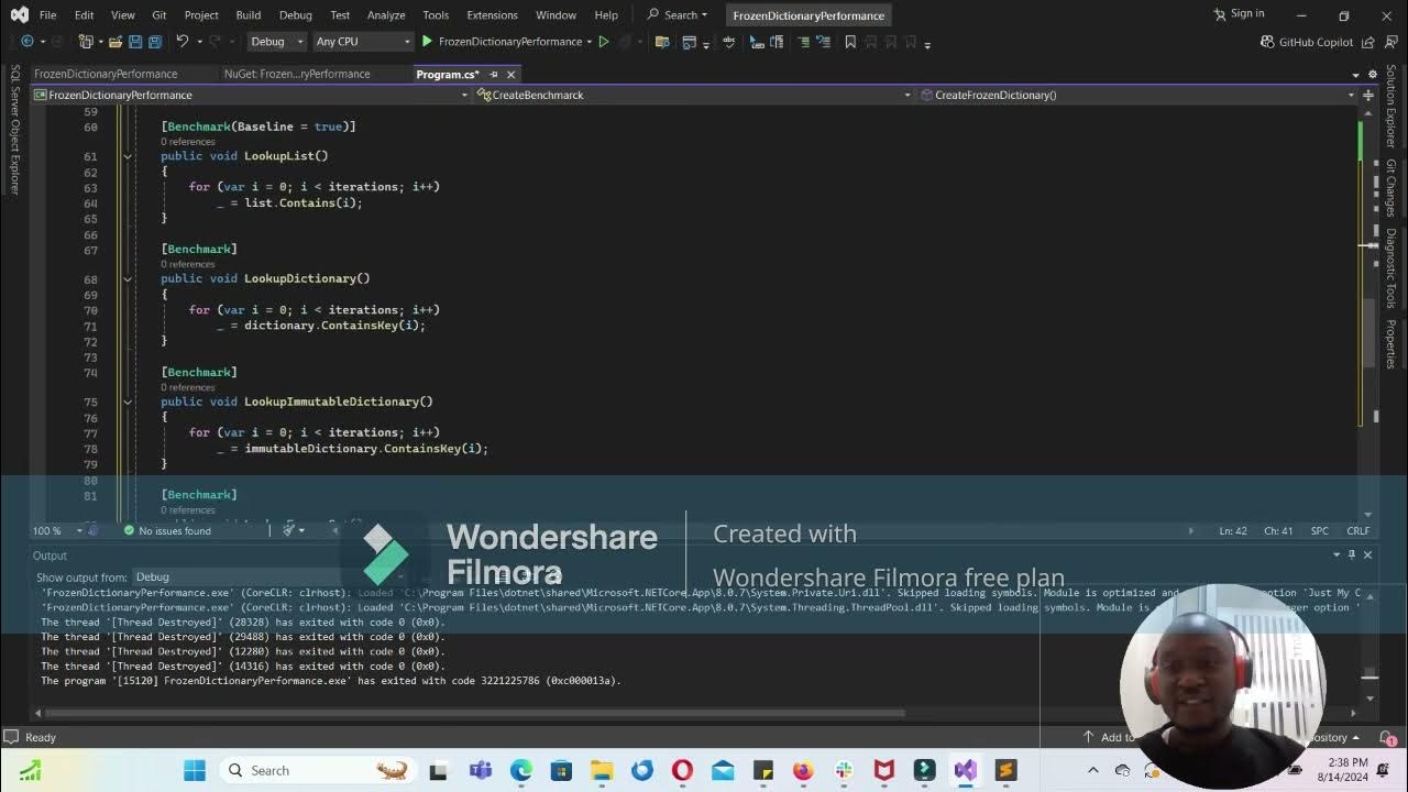 Performance of dictionaries in C# 12 and .NET 8 - YouTube