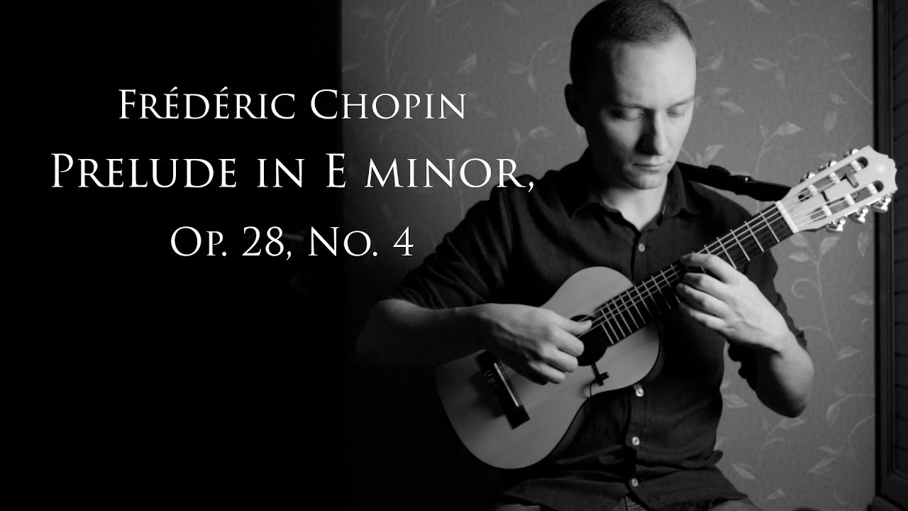 F. Chopin - Prelude in E Minor (Op. 28 No. 4), arranged for guitalele ...