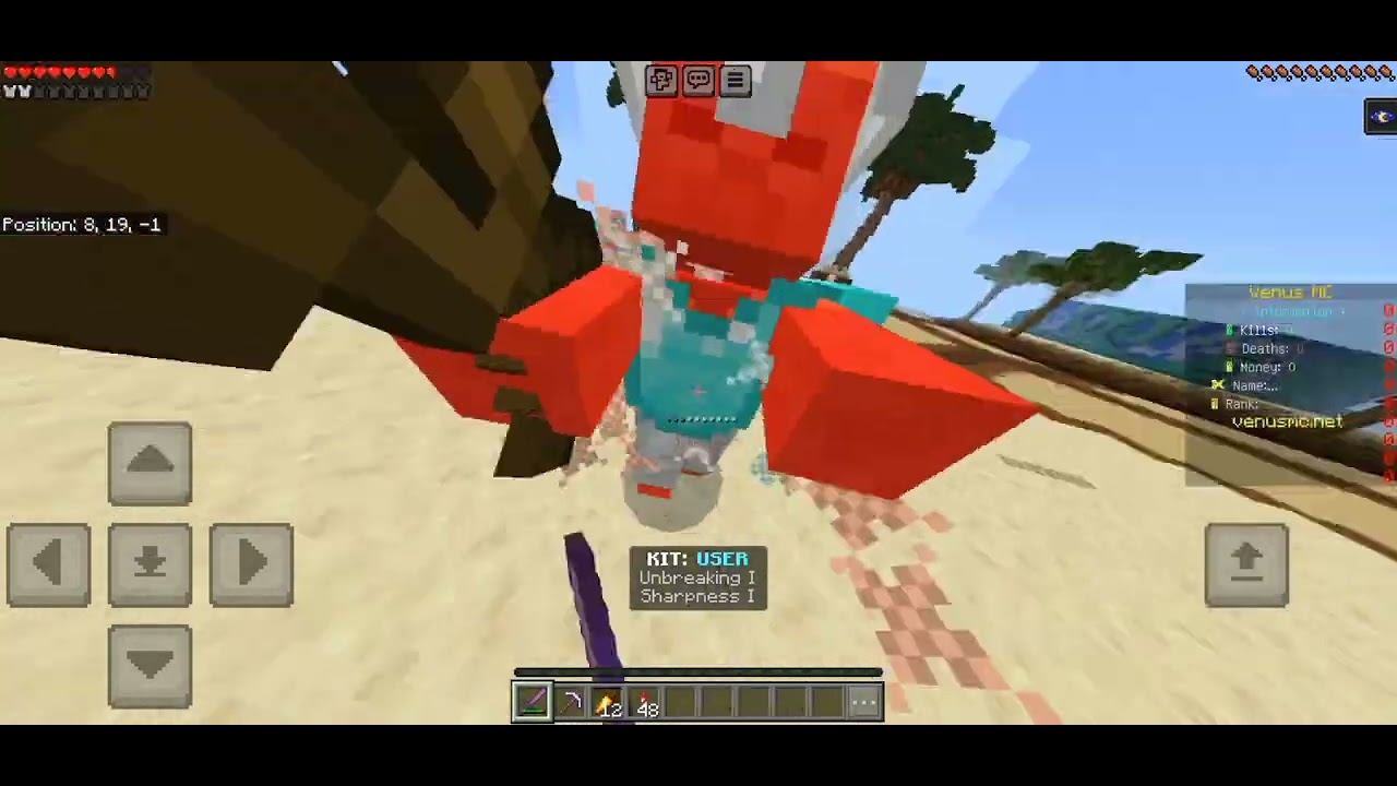 playing Minecraft server first time name green MC - YouTube