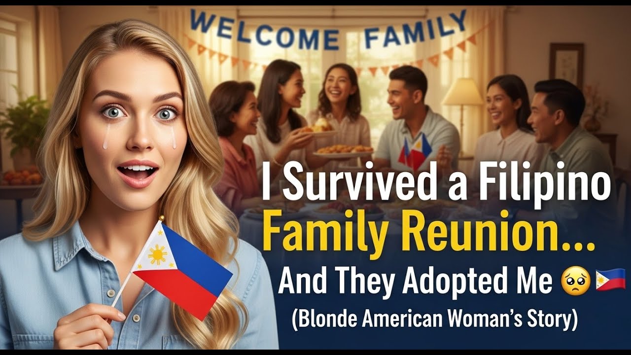 I Survived a Filipino Family Reunion… And They Adopted Me 😭🇵🇭 (Blonde ...