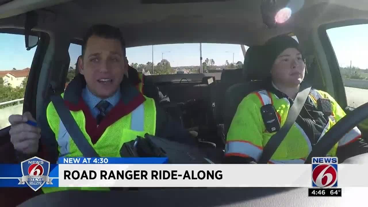 Trooper Steve rides along with Road Rangers - YouTube