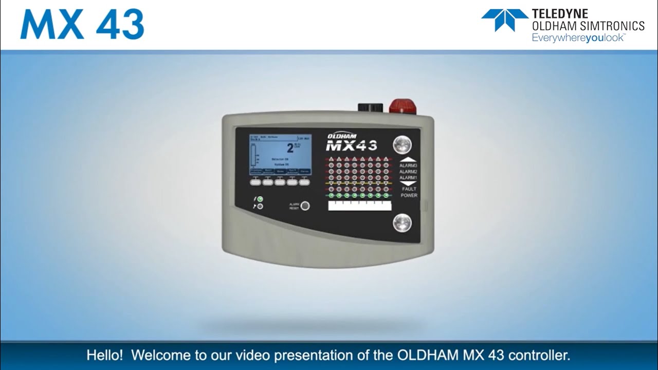 Présentation de la MX43 - Teledyne Gas and Flame Detection - YouTube