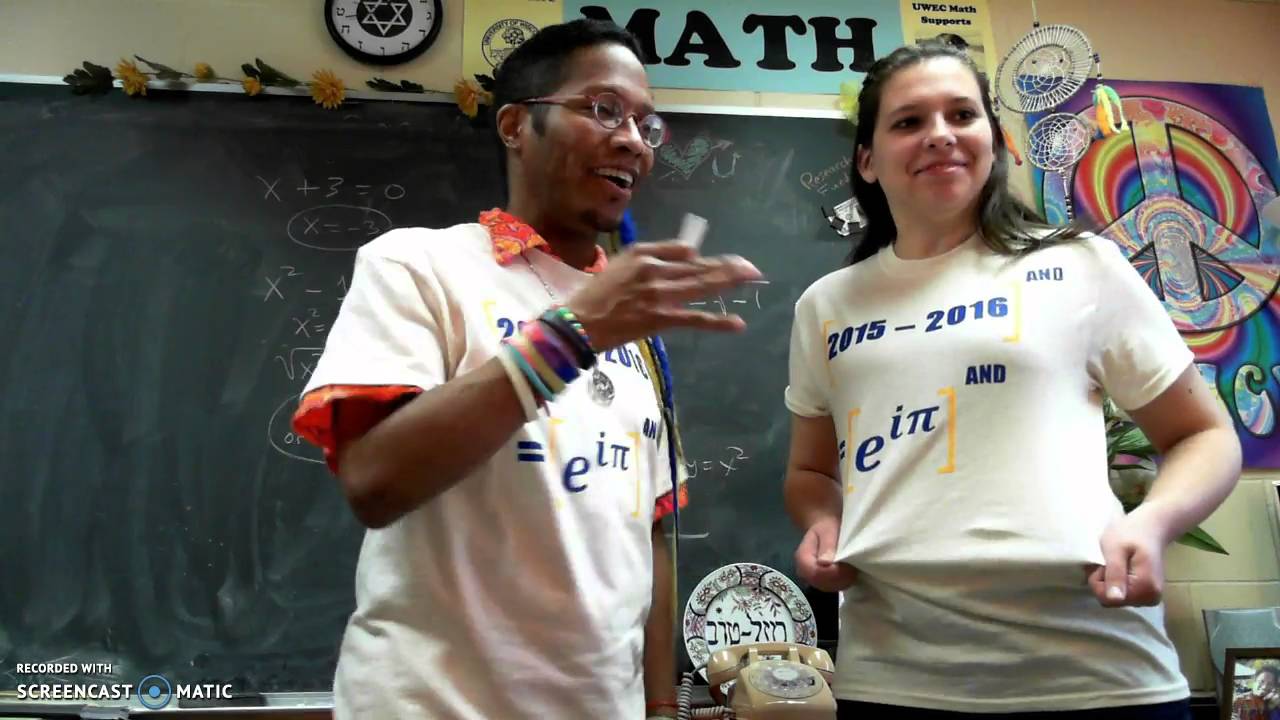 Why the UWEC 2015-2016 Math Club t-shirt is cool. - YouTube