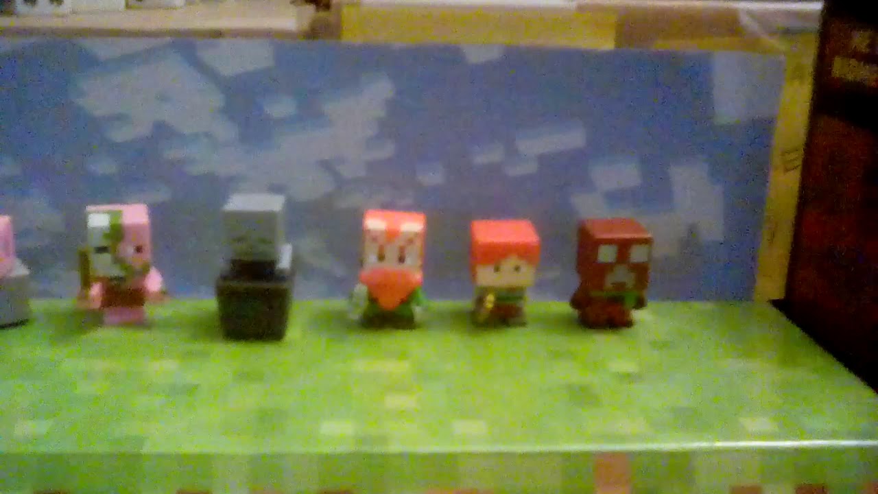 Minecraft mini figures collection 1\3 - YouTube
