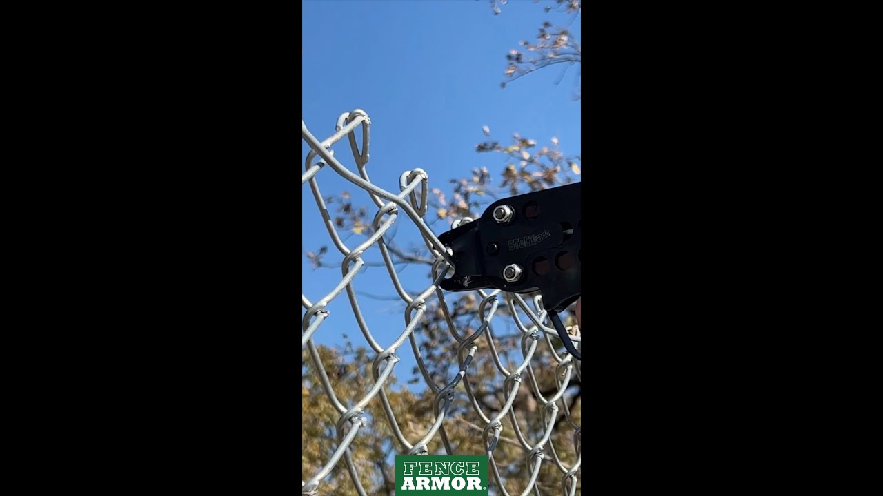 Stockade's Ringfast Pneumatic Ring Tool In Action | Fence Armor - YouTube
