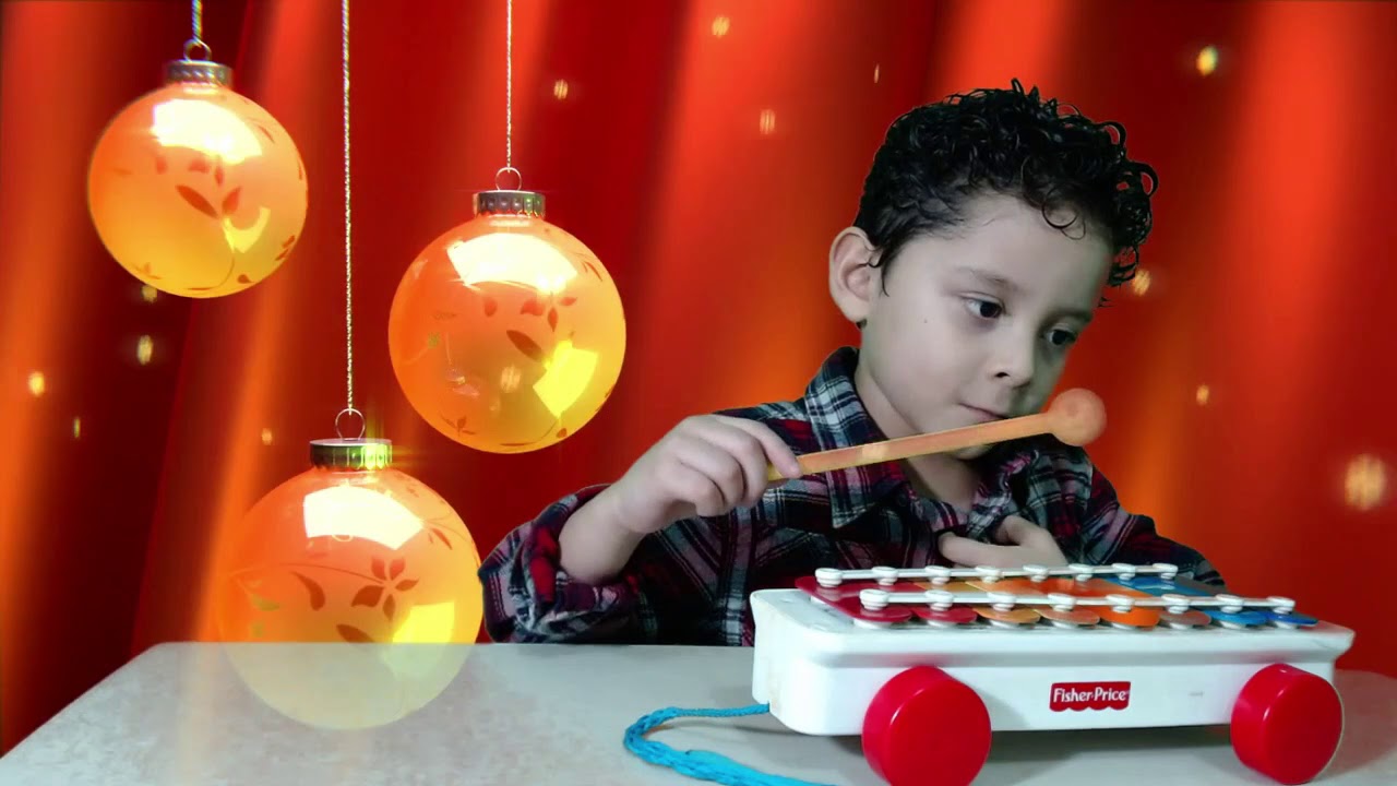Canción de navidad en Xilófono - Azriel Gonzalez (4 años) - YouTube