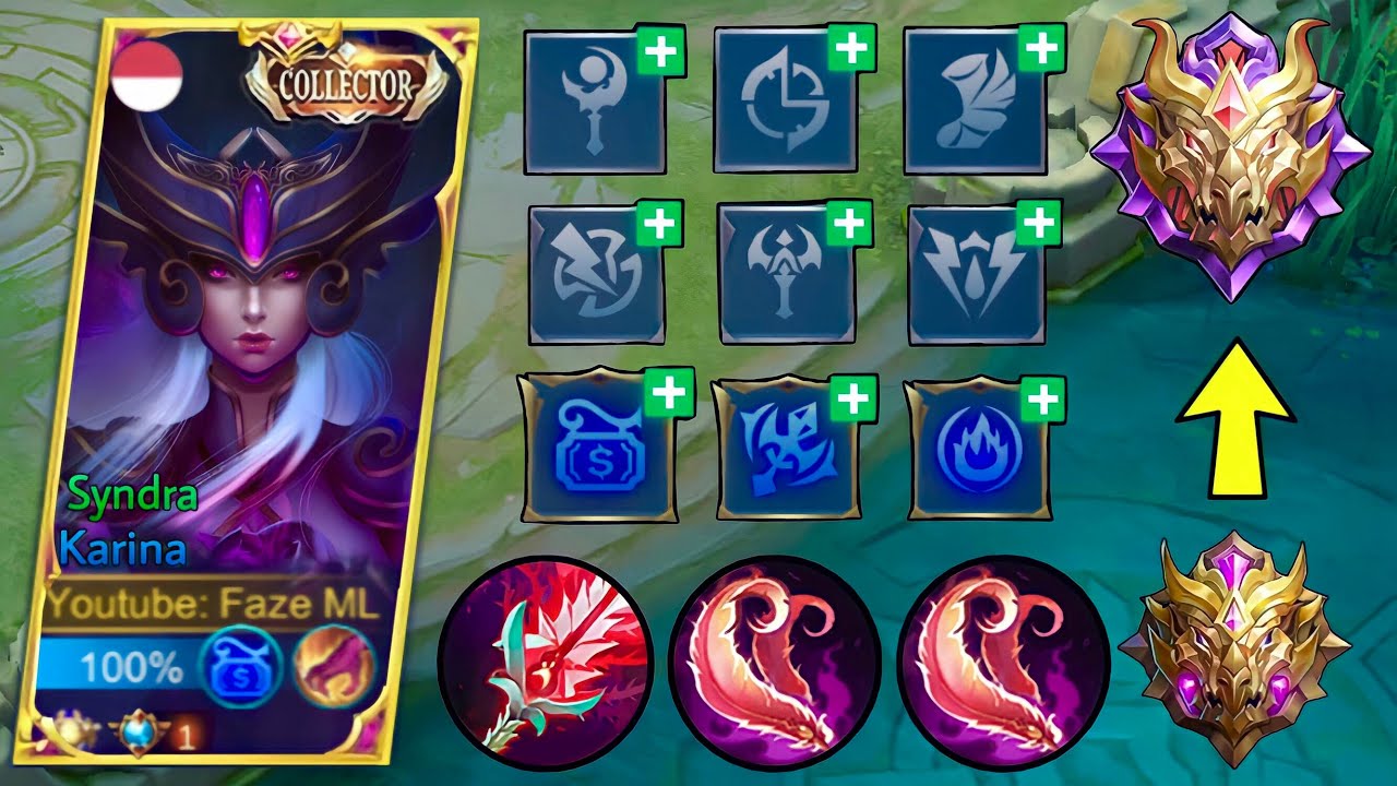 NEW KARINA PERFECT BUILD AND EMBLEM🔥 KARINA BEST BUILD 2023 | SOLO HIGH ...