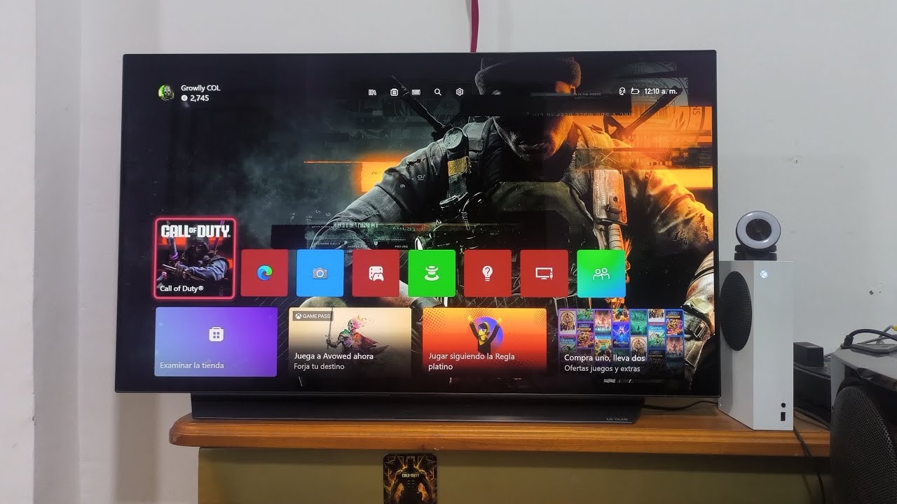lg oled c4 + call of duty black ops 6 Xbox series s 4k 120 test de fps ...
