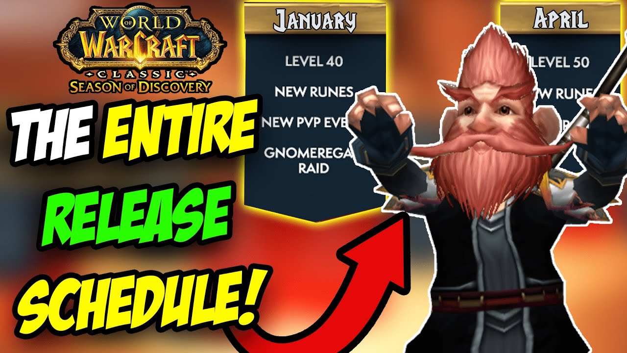 The ENTIRE SoD Release Schedule & What Raids Are Coming! - YouTube