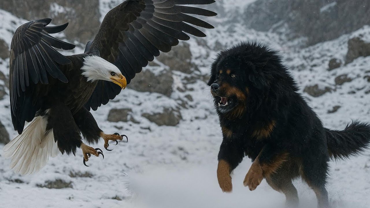Eagle Attacks Guardian Dog : The Ultimate Showdown - YouTube