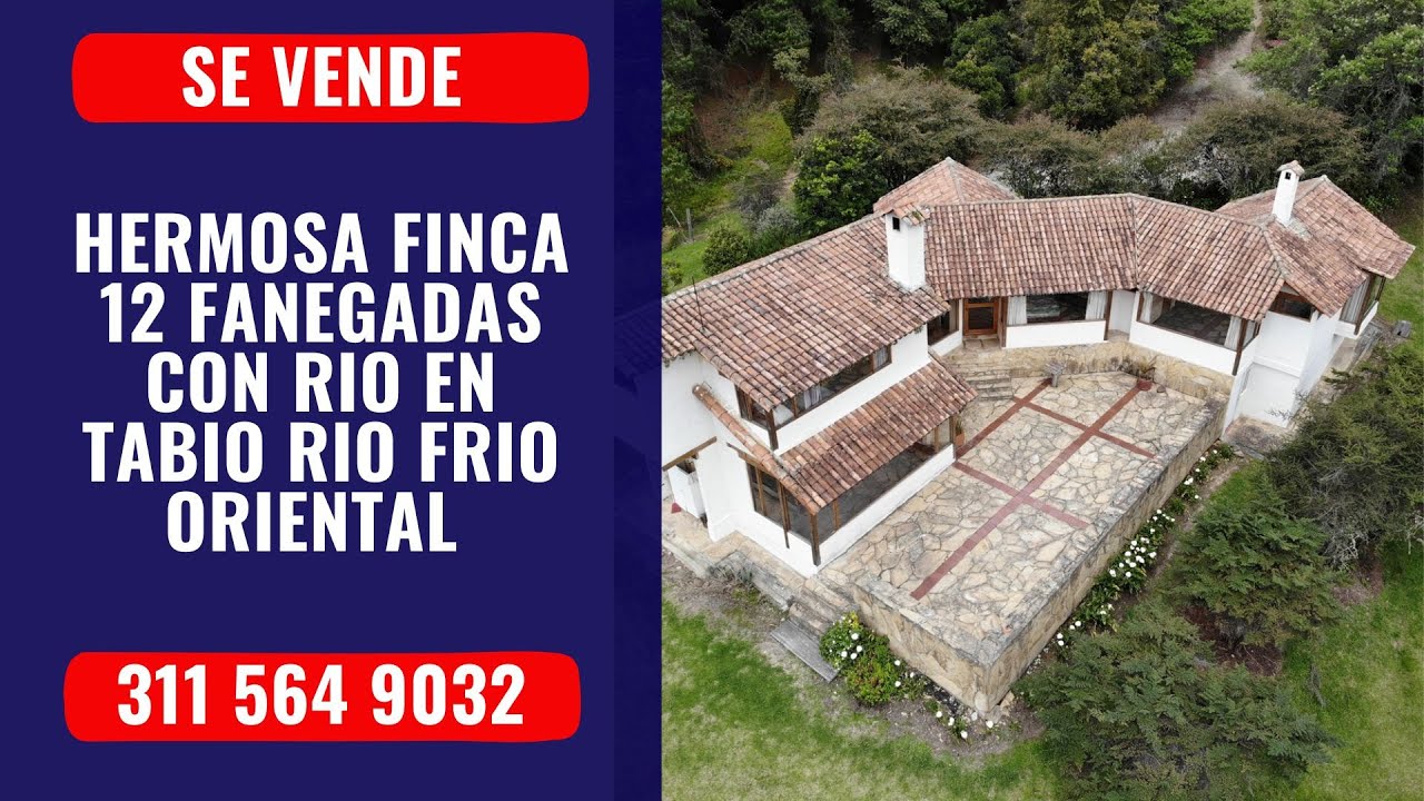 Finca de 12 Fanegadas con Rio en Tabio Rio Frio Occidental $3.000.000 ...