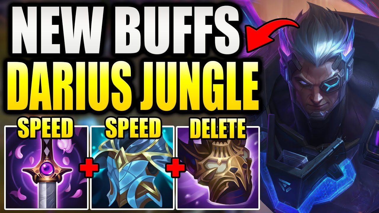 HOW TO DARIUS JUNGLE AFTER RIOT BUFFED HIM IN THE NEW PATCH. - YouTube